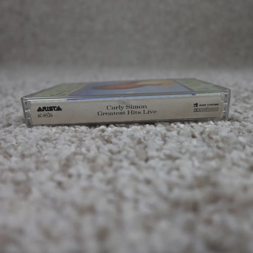 Arista | Media | Carly Simon Greatest Hits Live Cassette Tape Arista ...